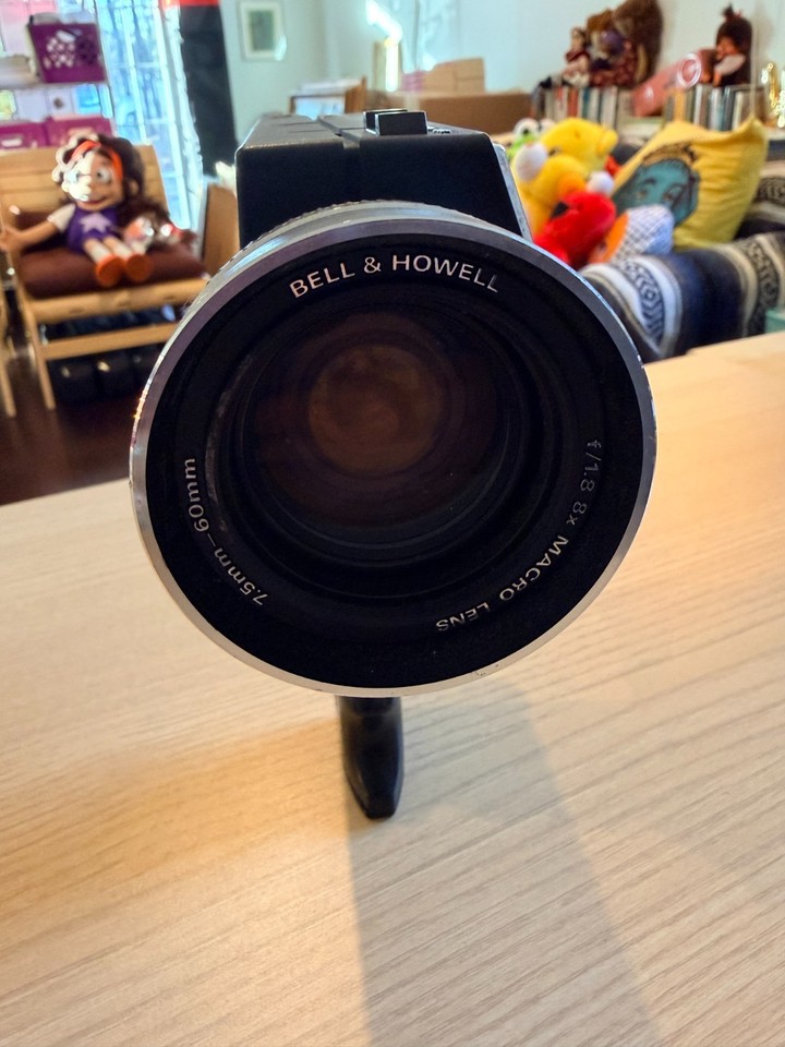 Bell & Howell 1218 Autoload Super 8 Movie Camera w/ 75mm f/1.8 Lens ...
