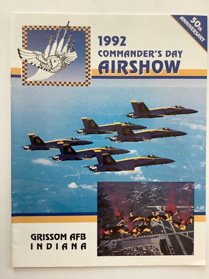 U.S. Navy Blue Angels 1992 Commanders Day Airshow Grissom AFB Indiana ...