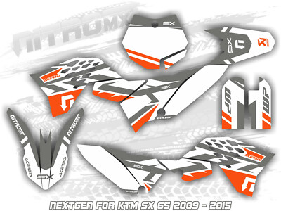 NitroMX Graphic Kit for KTM SX 65 SX65 2009 2010 2011 2012 2013 2014 ...