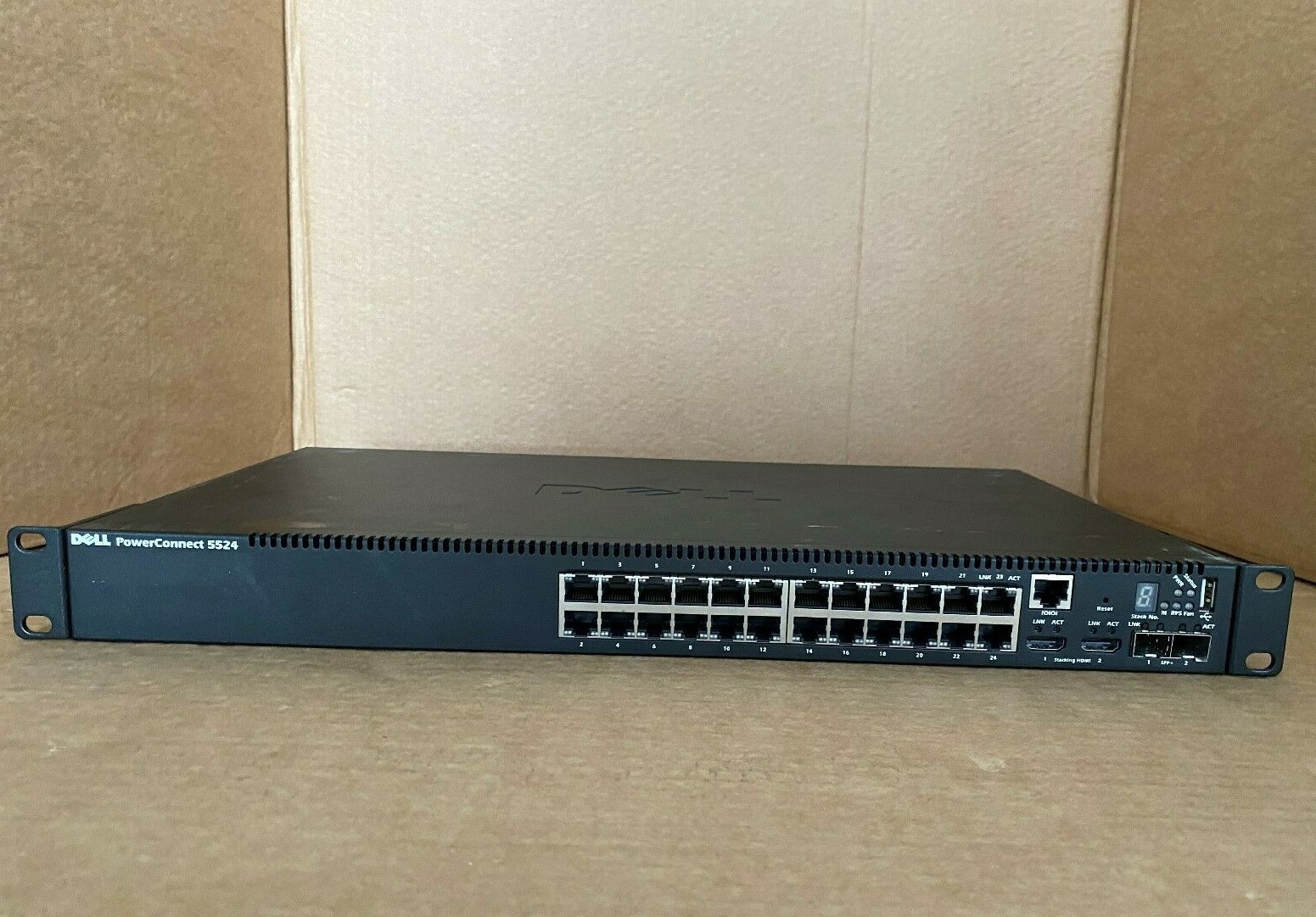 Dell PowerConnect 5524 with Brackets Dell 5524 Managed Gigabit Switch ...