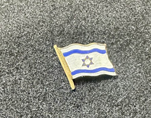 Vintage Antique Zionist Movement Jewish Star Gold Tone & Enamel Pin | eBay