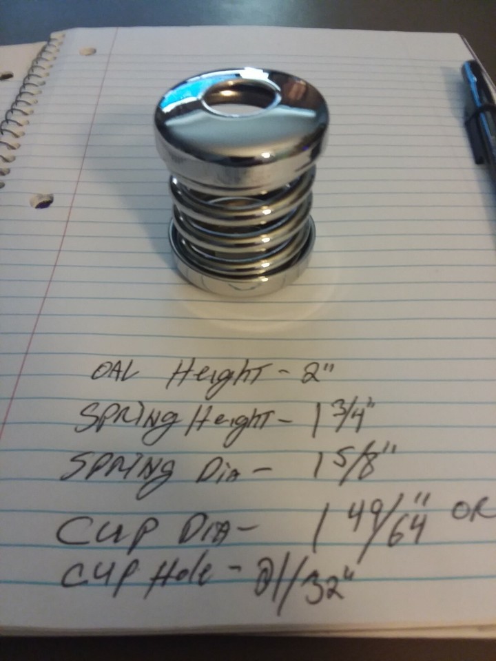 Cat minibike Front Suspension Spring , Cups 400X replaces vintage ...