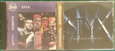 2 CD Lot Styx - Classics Vol. 15 & Greatest Hits | eBay