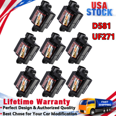 Pack of 8 Ignition Coil 12558693 for Chevy Silverado GMC D581 UF271 ...