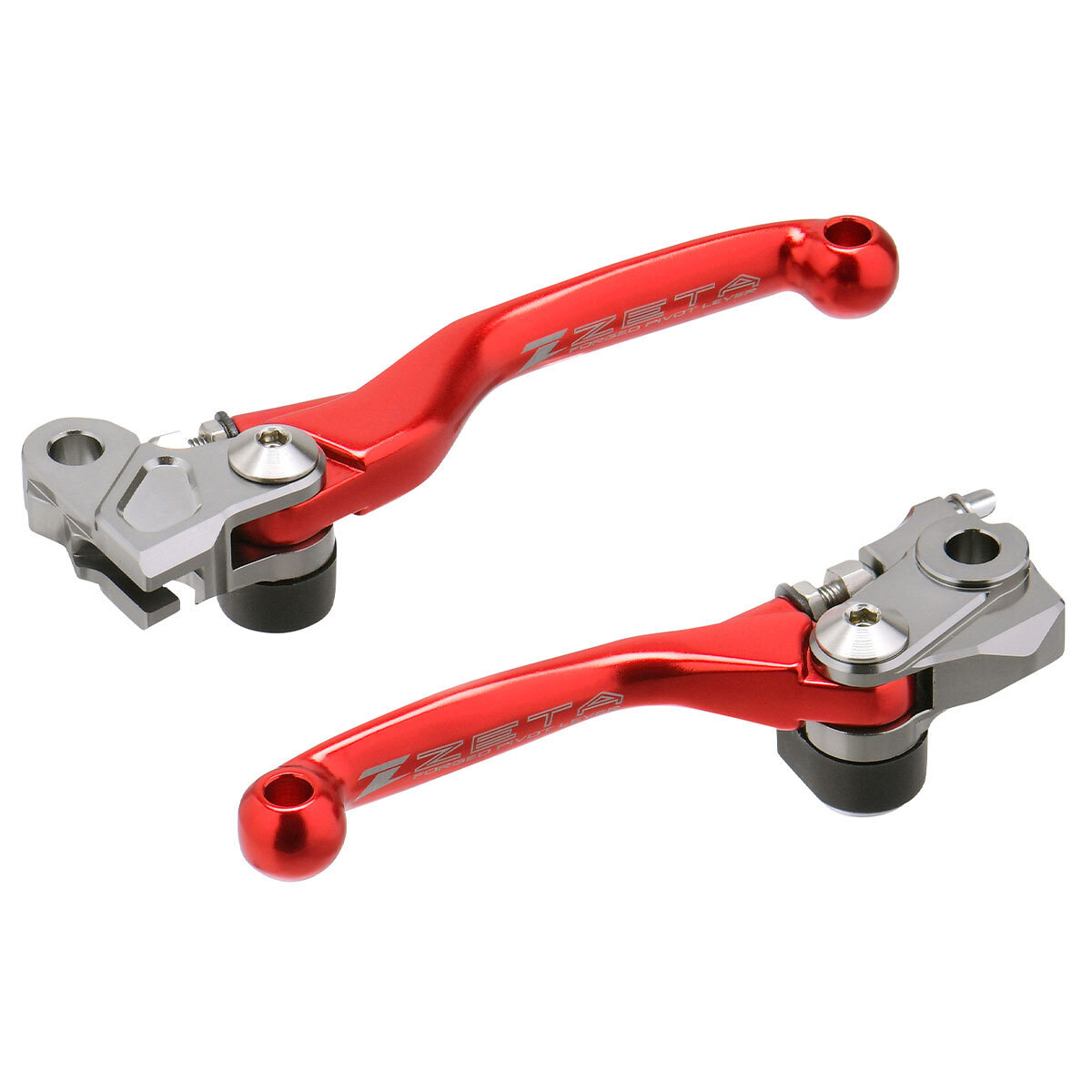 Zeta Honda CRF450RX 2017-2018 Red Pivot Brake Clutch Lever Set FP ZE44 ...