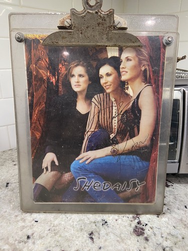 Vintage Autographed Country music Group SheDaisy Signed Clipboard | eBay