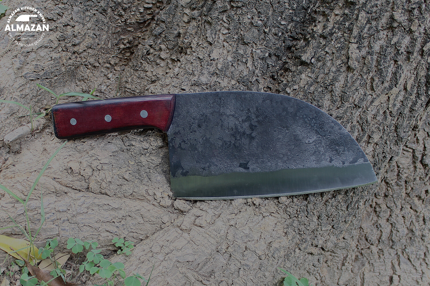 Custom Hand forged High Carbon steel Cleaver with Micarta handle ...