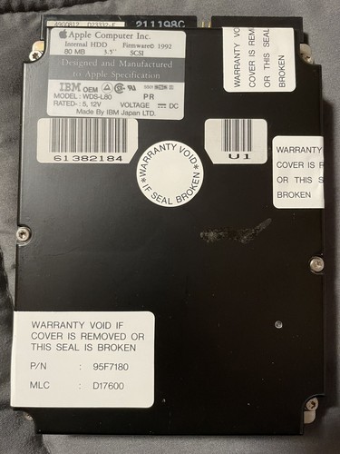 Apple Macintosh 80 MB Hard Drive | eBay