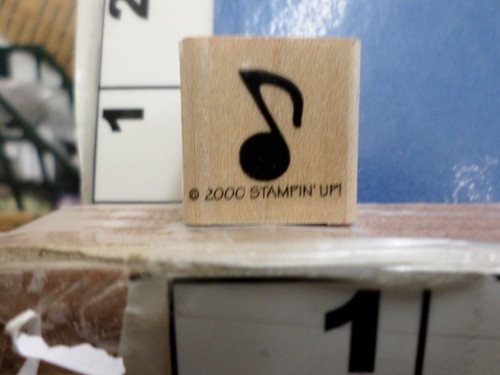 music note RUBBER STAMP 6Z | eBay