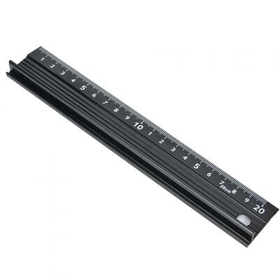 (L-Type 20cm)L-Type Cutting Ruler Aluminum Alloy Metal Craft Safety ...