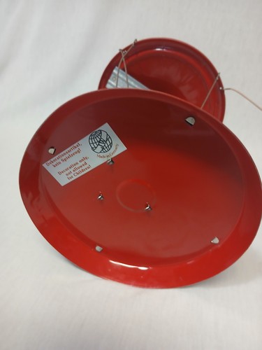 Spinning Rocket Red-White Carousel Tin Toy Retro JW Germany 7" | eBay