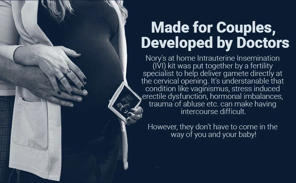 Nory At Home Self Insemination IVI IUI Kit for Women, Baby Conceive Kit ...