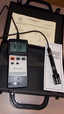 FISHER DIGITAL TRACEABLE HUMIDITY TEMPERATURE METER DEW POINT ...