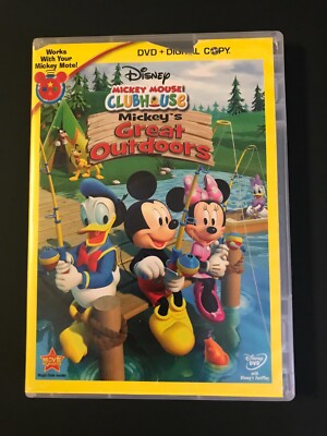 DISNEY MICKEY MOUSE CLUBHOUSE ~ MICKEY'S GREAT OUTDOORS ~ DVD + DIGITAL ...