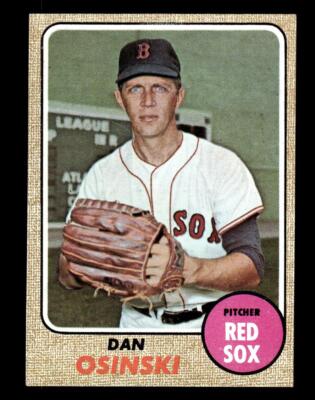 1968 Topps #331 Dan Osinski Boston Red Sox | eBay