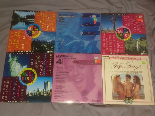 6 Karaoke Laserdisc Lot: R&B, Love Duets, Pop Top Hits, Standards | eBay