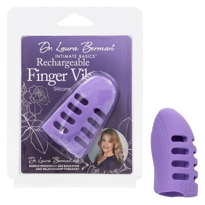 Cal Exotics Dr. Berman Rechargeable Silicone Finger Vibe Purple ...