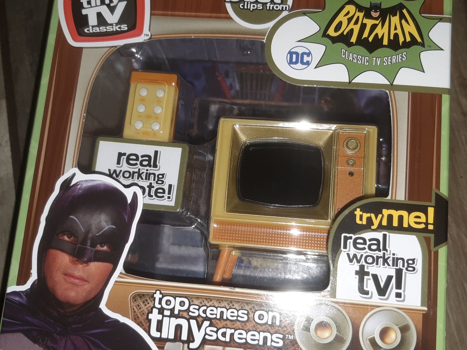 Basic Fun Tiny TV Classics Batman Edition Small TV for sale online | eBay
