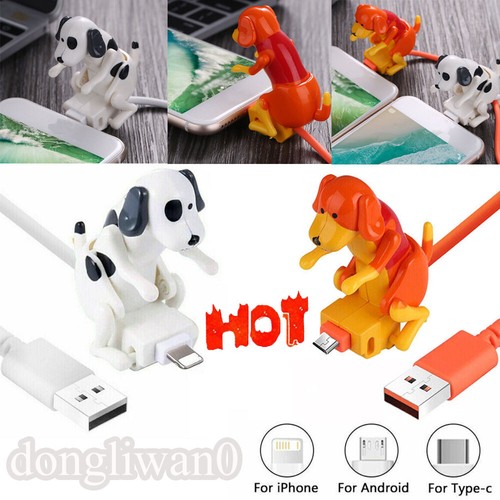 Cute Funny Humping Dog Fast Charger Charging Cable for IPhone Type-C ...