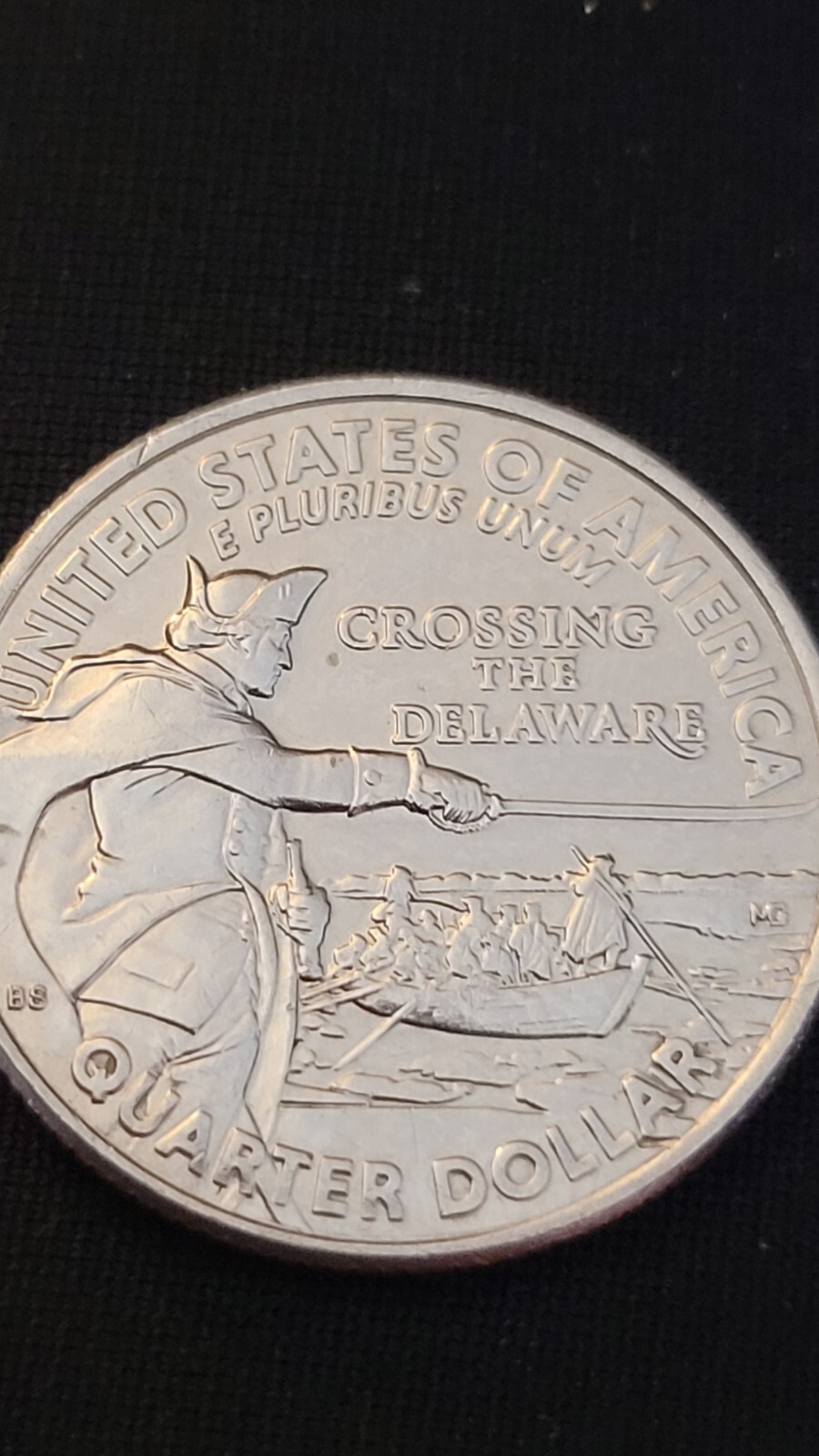 2021 D QUARTER "CROSSING THE DELAWARE" DDO & DDR/DIE CHIP ERROR COIN | eBay