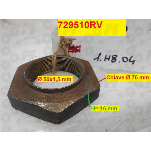 Nut Hexagonal Shaft Secondary Replacement for Fiat 693 | eBay