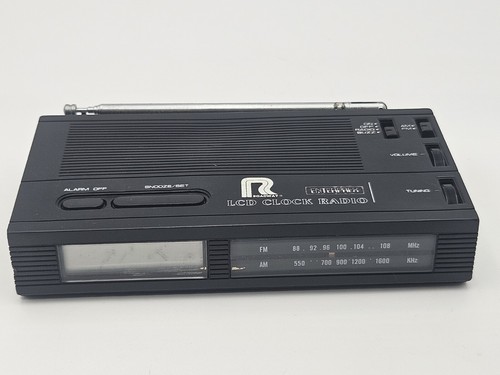 RARE Vintage ENTERPREX Travel LCD Alarm Clock Radio AM / FM Digital ...