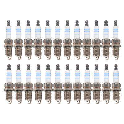 Bosch OE Fine Wire Double Iridium Spark Plug Set (24 Pieces) For W220 ...