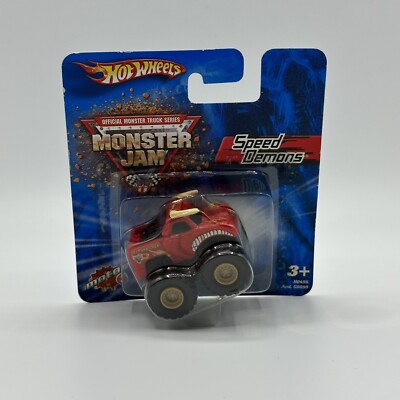 Monster Jam Speed Demons Hot Wheels Mini Pull Back Toy Car (El Toro ...