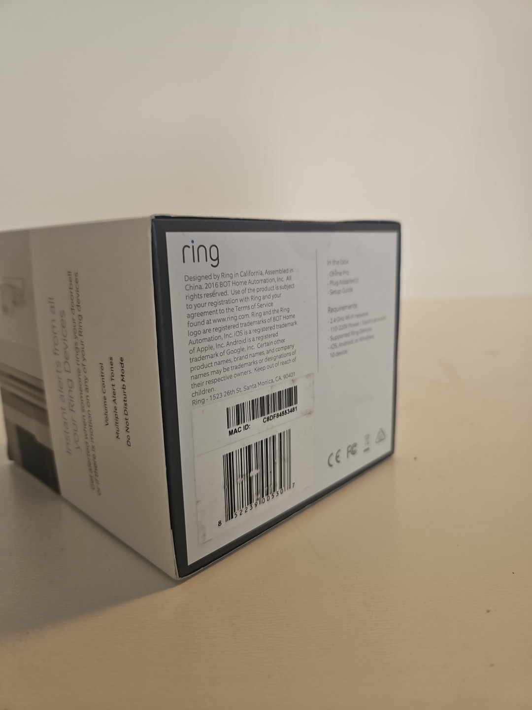 Ring Chime Pro Wi-Fi Extender & Chime Accessory For Ring Doorbell ...