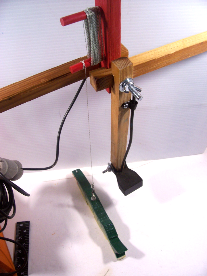 Ice Fishing 8" Walleye Attractor Decoy System - Handcrafted in Wi., USA ...