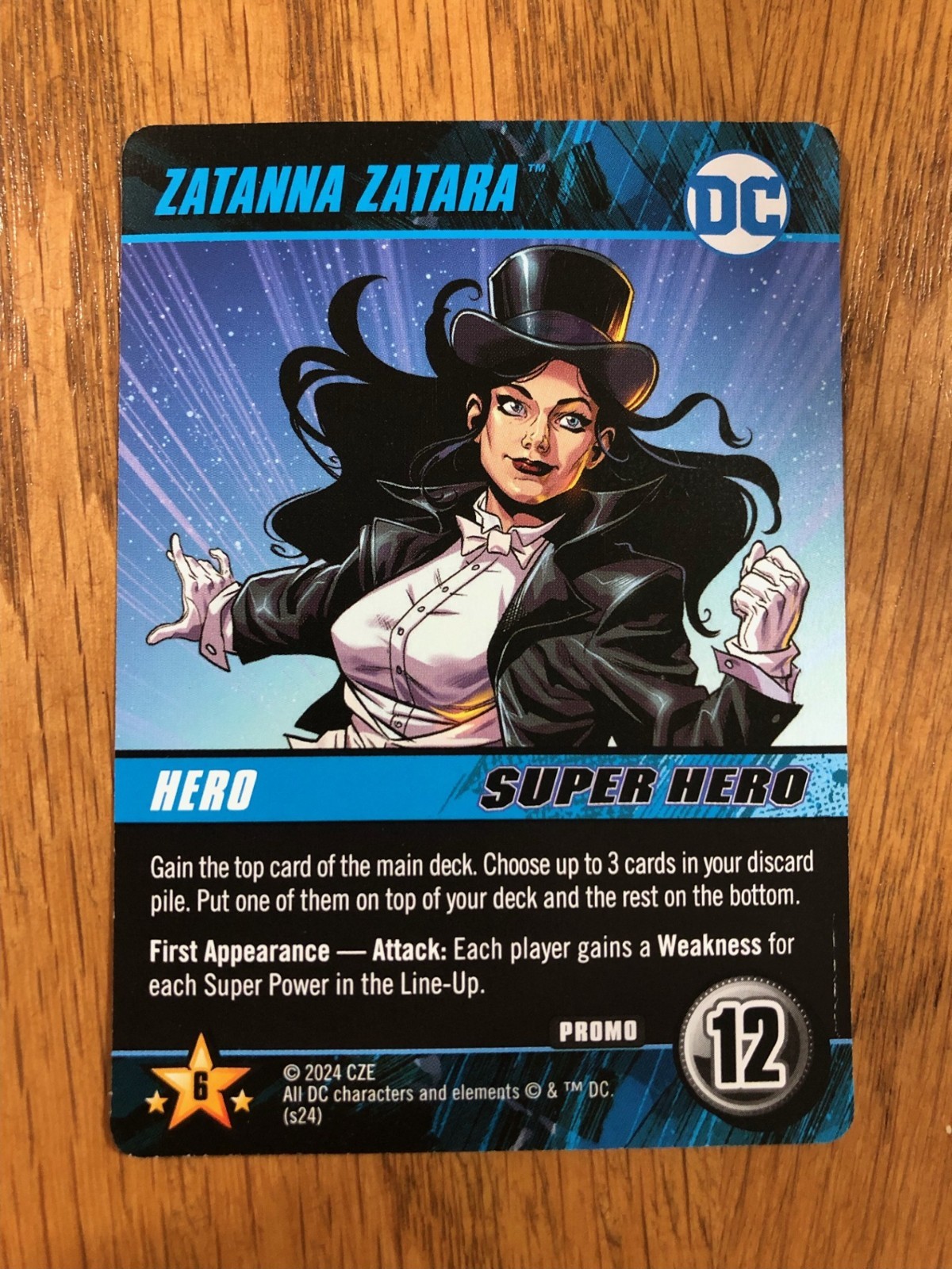 Zatanna Zatara Promo Card - DC Comics Deck-Building Game - GenCon 2022 ...