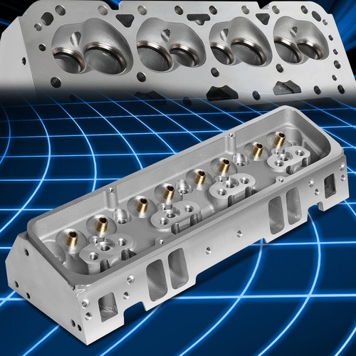 For SBC Small Block 327 350 Chevy Engine Aluminum Bare Cylinder Head ...
