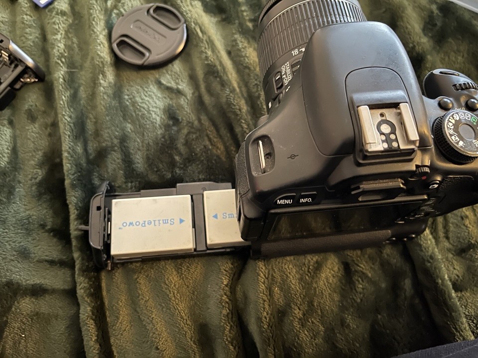 Canon rebel t3i dslr bundle w/ vintage lenses, batteries+grip, sd cards ...