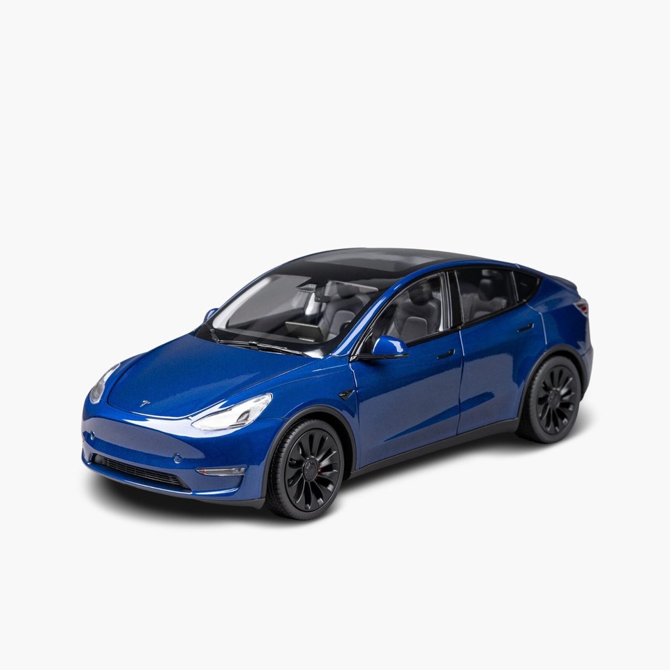 TESLA 1:18 Scale Model Y Diecast Model Car 3 Colors Official Goods | eBay