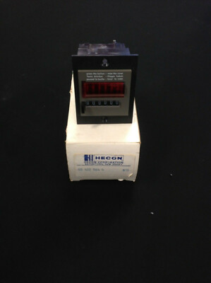 Hecon Counter 6 Digit Analog Counter GC422564 24dc | eBay