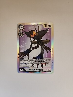 Diaboromon EX1-065 SR Digimon CCG | Classic Collection Near Mint ...