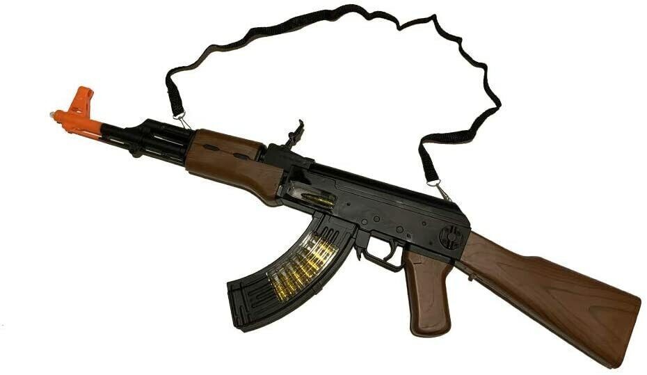 27'' Special Force AK-47 Toy Rifle Toy Machine Gun Light/Sound Battery ...