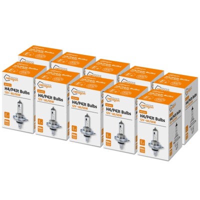 H4 472 Car Bulbs Standard Replacement Cars Headlight Bulb 10 Single ...