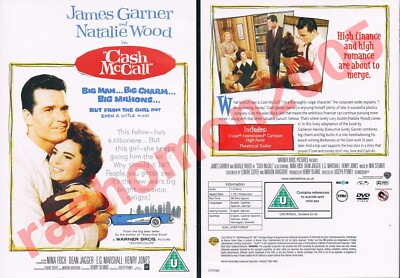 DVD CASH MCCALL (1960) James Garner Natalie Wood Nina Foch Rare Region ...