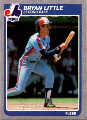 1985 Fleer Baseball 402 Bryan Little | eBay
