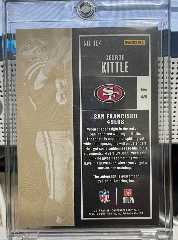 2017 Contenders George Kittle Rookie Ticket Auto | eBay
