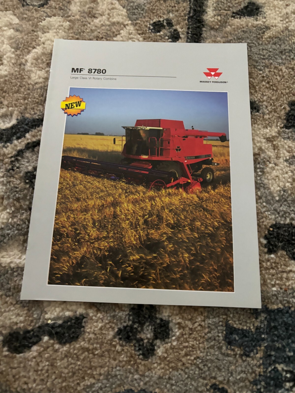 Massey Ferguson 8780 Combine Brochure FCCA24 | eBay
