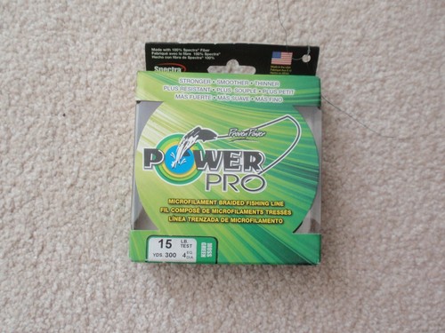Power Pro Spectra Braided Fishing Line 15Lb 300 Yd Moss Green Free ...