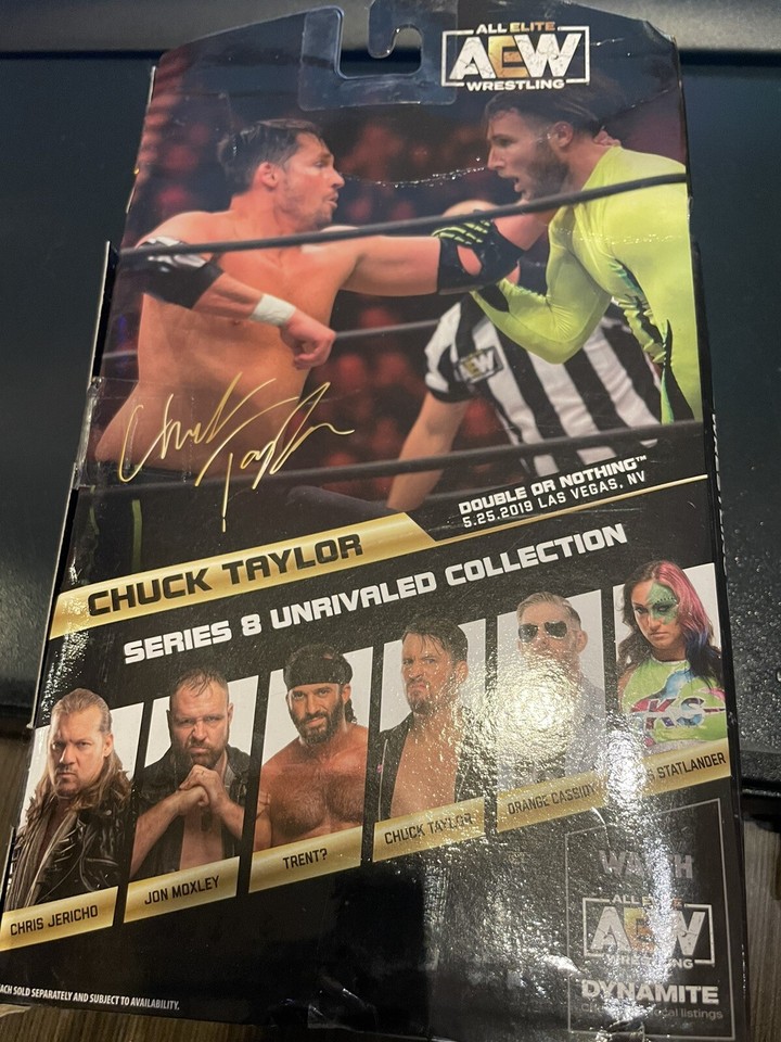NEW 2022 AEW Unrivaled Collection Series 8 CHUCK TAYLOR #66 All Elite ...
