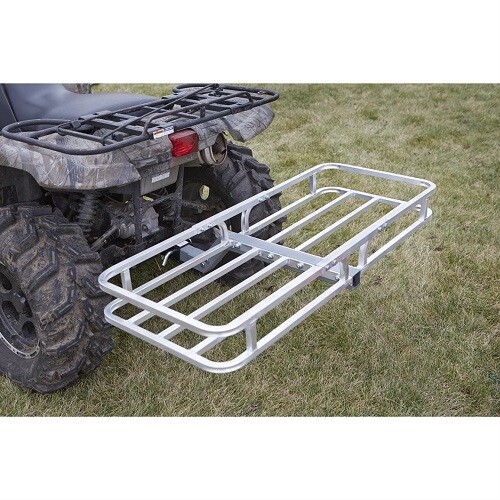 Aluminum Cargo Carrier ATV Truck Car Raised Receiver Hitch Rack 300lb ...