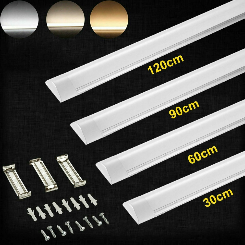 1-10X LED Strip Lights 1FT - 4FT Batten Tube Light Garage lighting ...