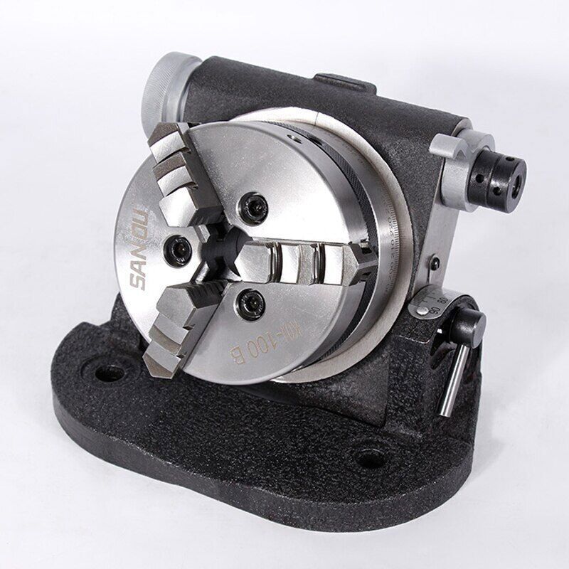 Universal Indexing Head 4 Inch Vertical Horizontal Indexing Plate Slope ...