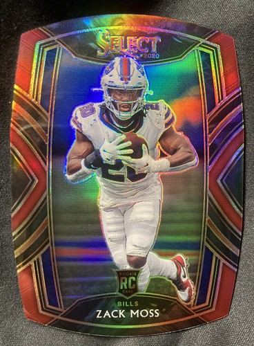 2020 Select Zack Moss Rookie Red Die-Cut #269 Bills | eBay