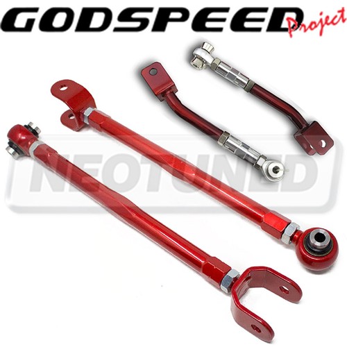 GODSPEED FOR 03-08 350Z Z33 ADJUSTABLE REAR CAMBER+TOE BUCKET DELETE ...