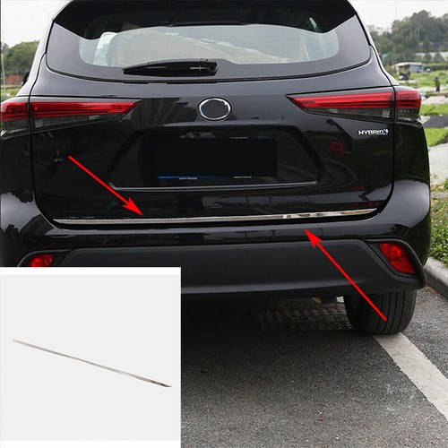 For Highlander Toyota 2020-23 stainless Rear Door Trunk Lid Tailgate ...